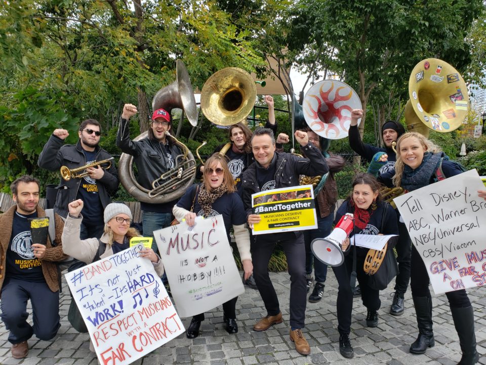 Musicians Protest Outside National Broadcasters’ Streaming Summit ...